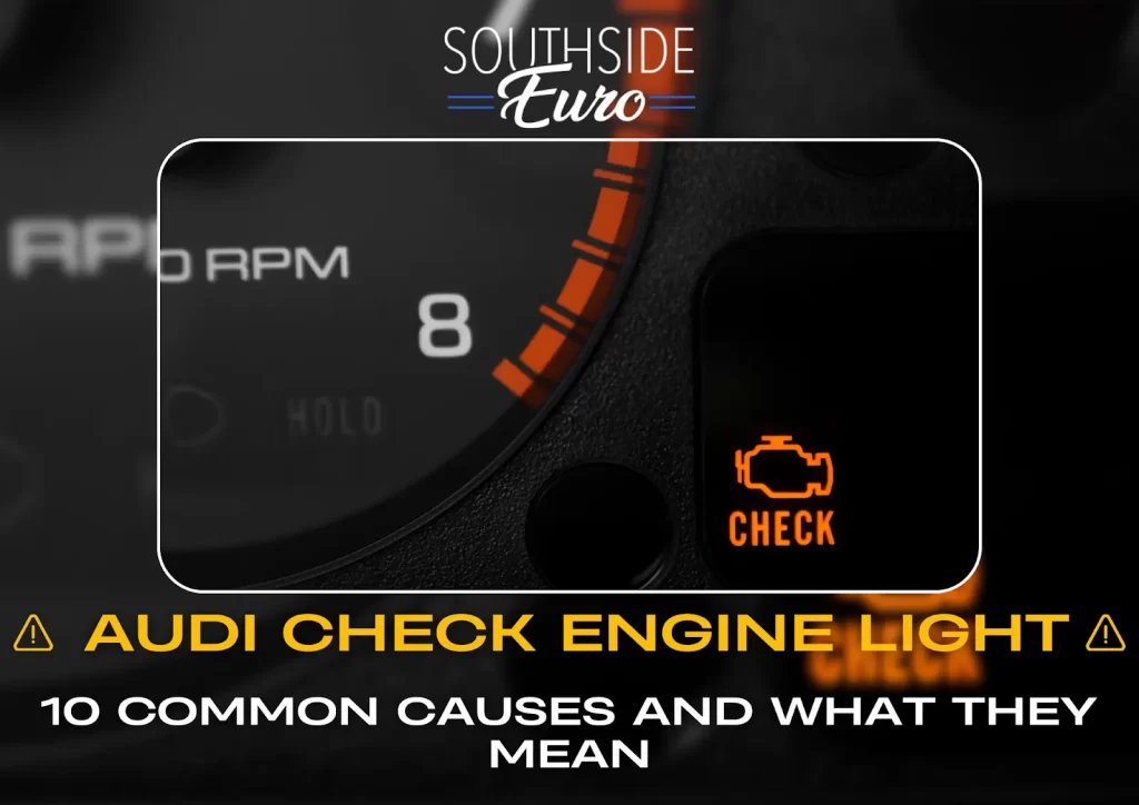 Audi Check Engine Light: 10 Common Causes and What They Mean (2026)